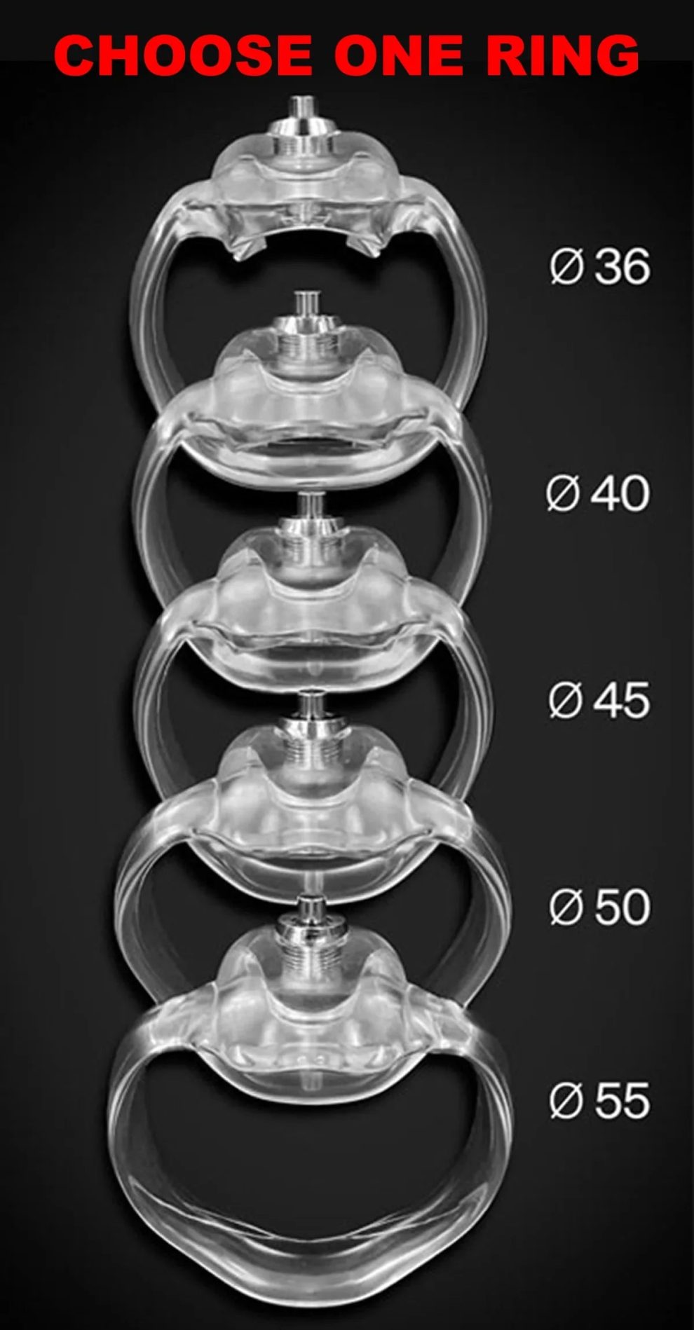 Nub Size Transparent HT-V5 Male Chastity Cage – Lightweight Resin ...